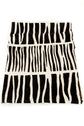Swahili African Modern Zebresse Organic Cotton Mudcloth Throw | Ethical ...